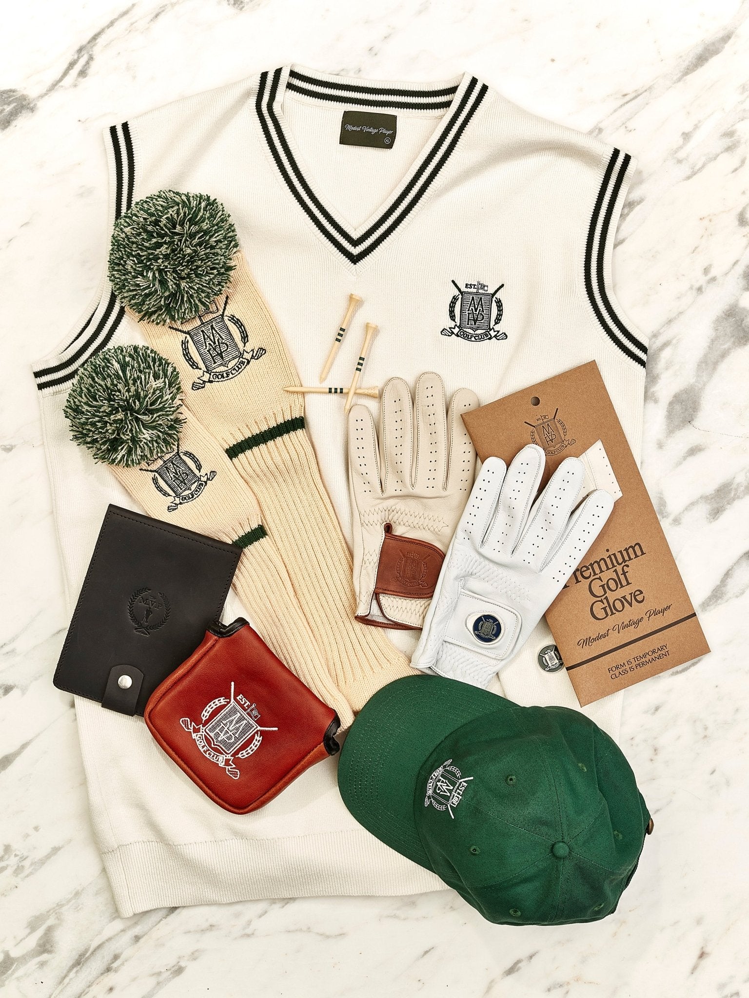 Small Batch Handcrafted Genuine Leather Golf Goods – MODEST VINTAGE PLAYER LTD