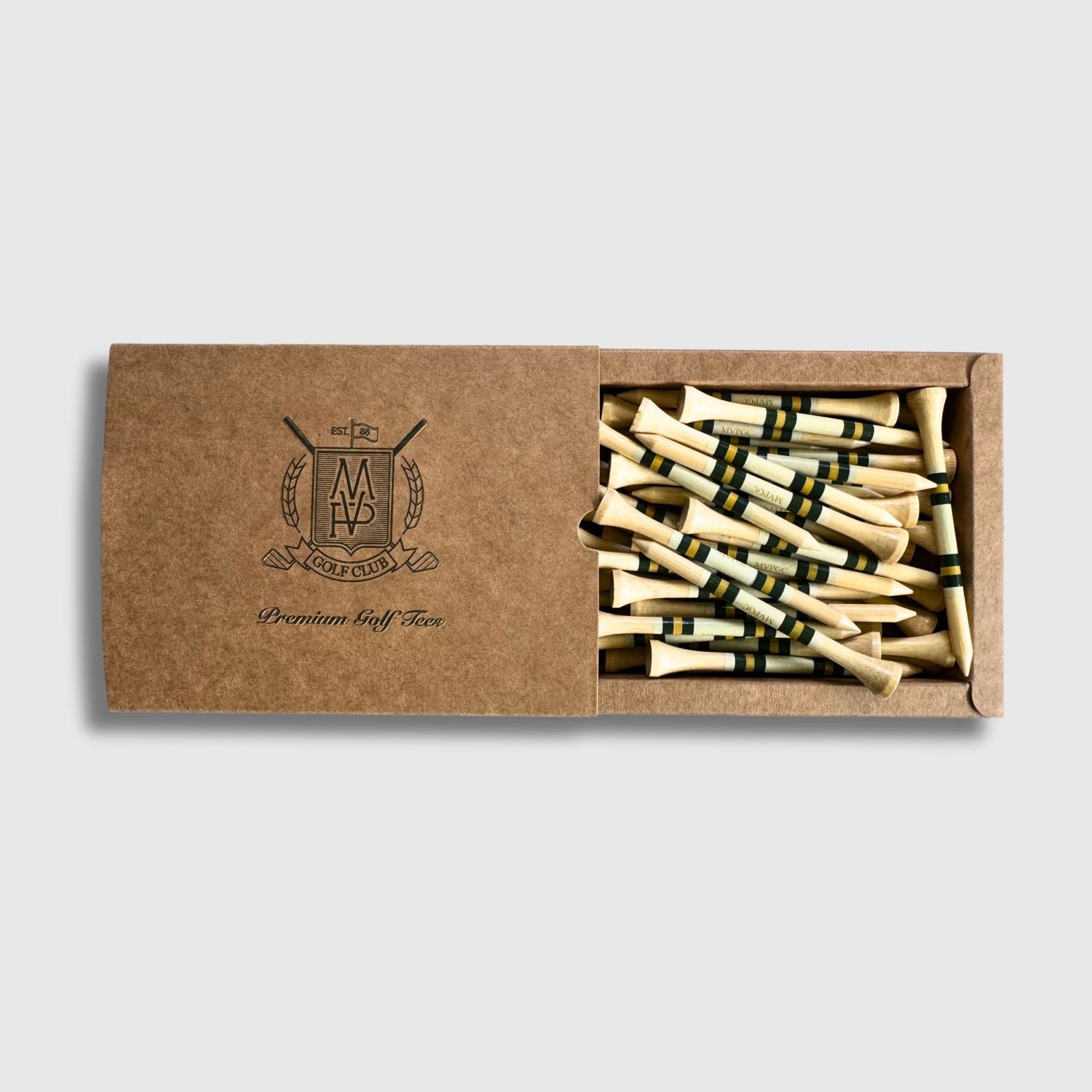 Eco-Friendly Bamboo Golf Tees - Pack of 50 – MODEST VINTAGE PLAYER LTD