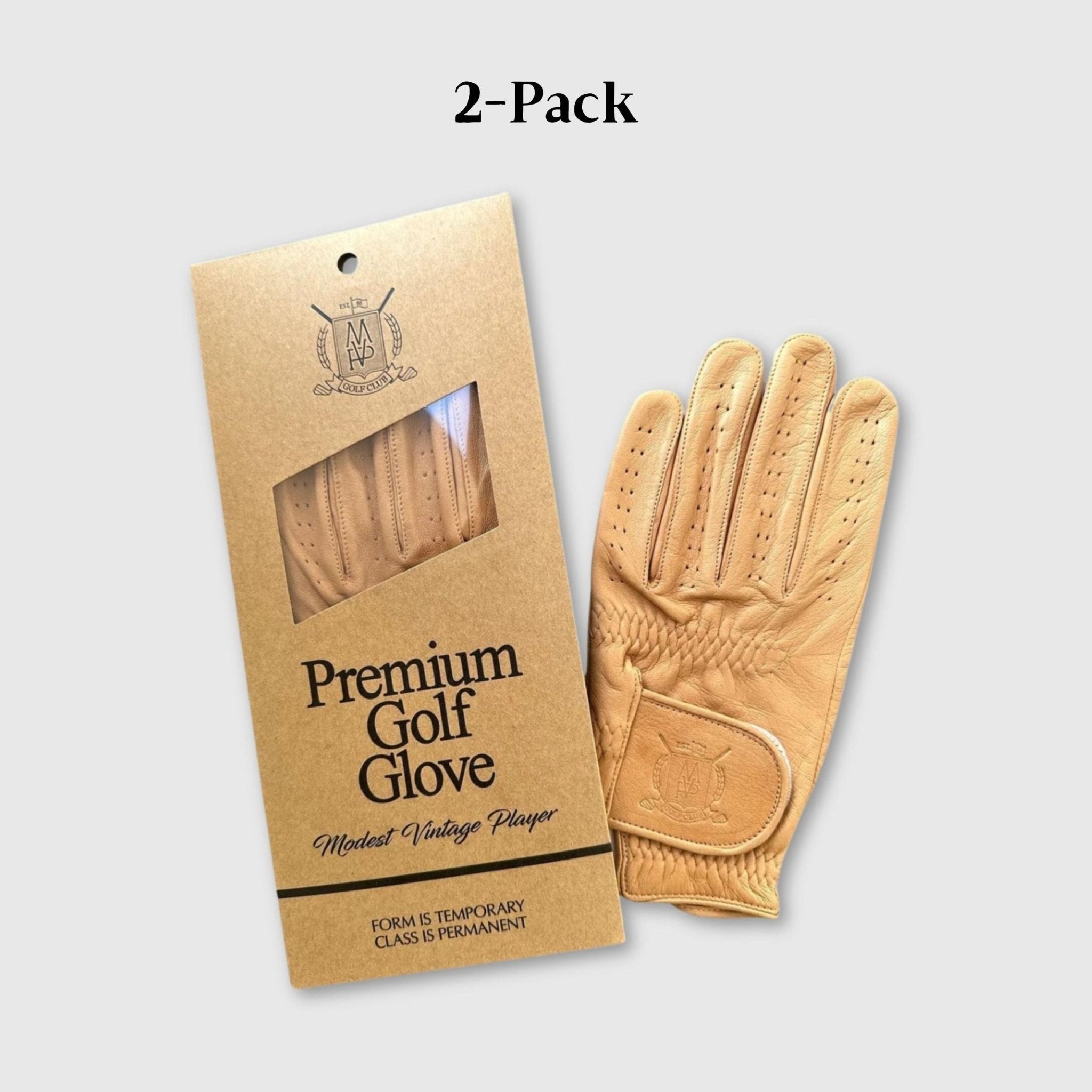 Heritage Brown Cabretta Leather Golf Gloves | MVP – MODEST VINTAGE ...