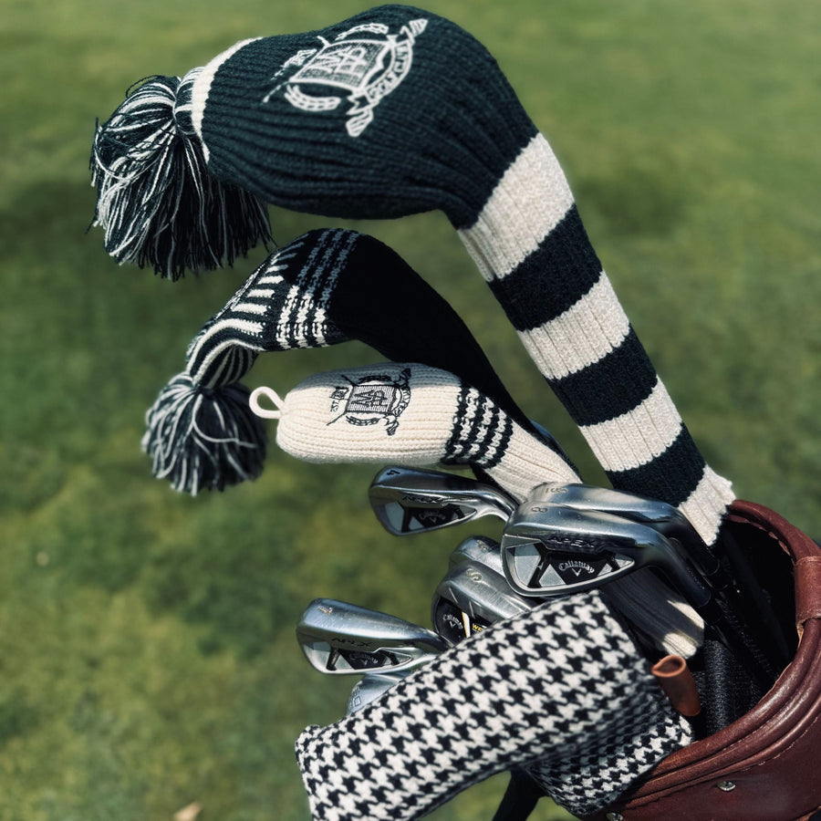 Wool Knit Golf Covers Set - Cream / Green – MODEST VINTAGE PLAYER LTD