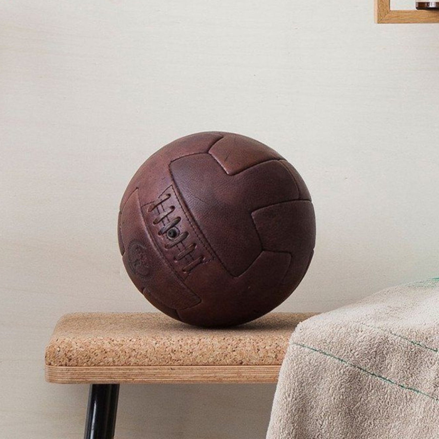 Heritage Brown Leather Vintage Soccer Ball | The MVP – MODEST VINTAGE ...